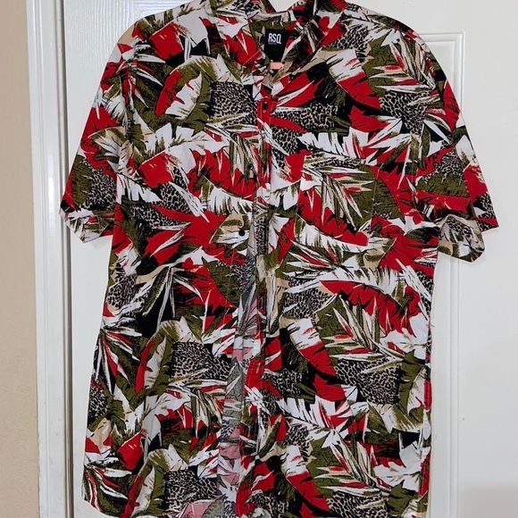 RSQ | Shirts | Mens Rsq Floral Button Up Y2k Collared Formal Skater ...